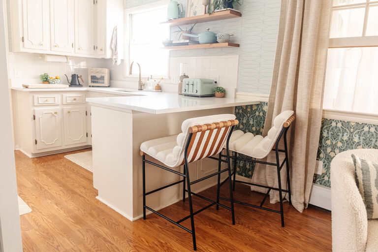 Styling The Modern Vail Stool Two Ways - Dream Green DIY