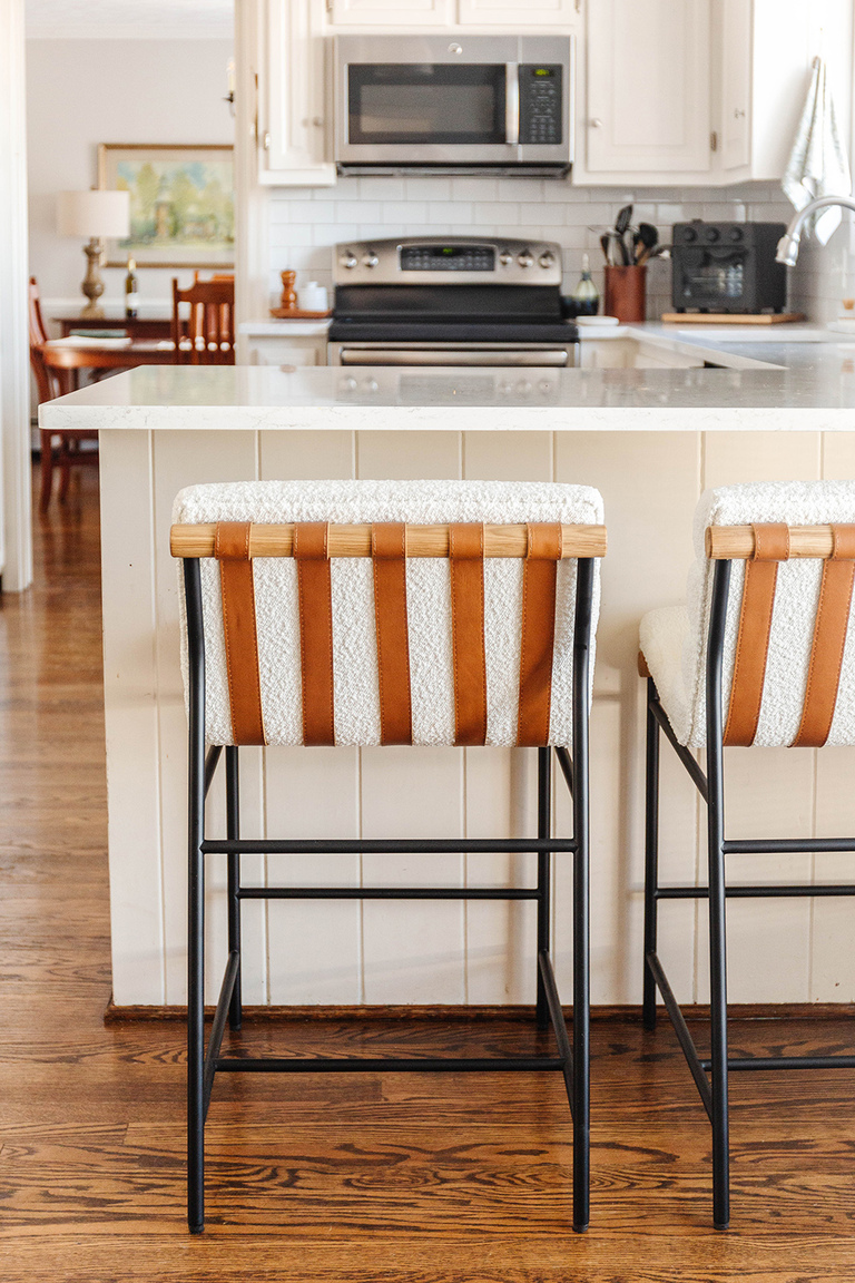 Styling The Modern Vail Stool Two Ways - Dream Green DIY