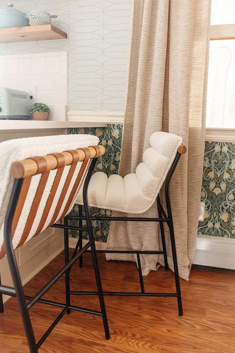 Styling The Modern Vail Stool Two Ways - Dream Green DIY