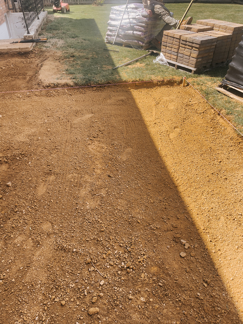 How To Build A DIY Hardscape Patio - Dream Green DIY