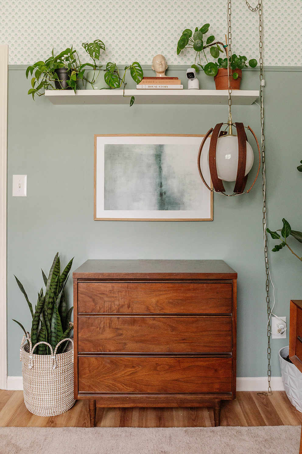 Make DIY Drawer Decals Using Wallpaper - Dream Green DIY