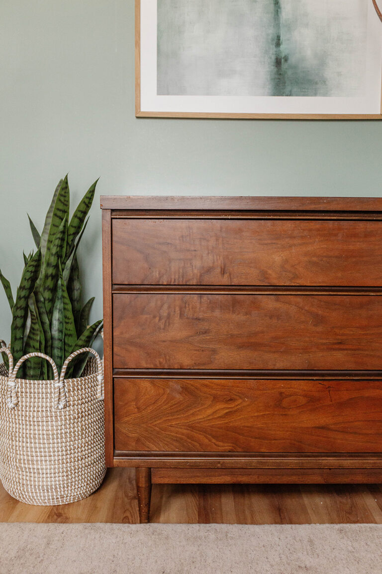 Make DIY Drawer Decals Using Wallpaper - Dream Green DIY