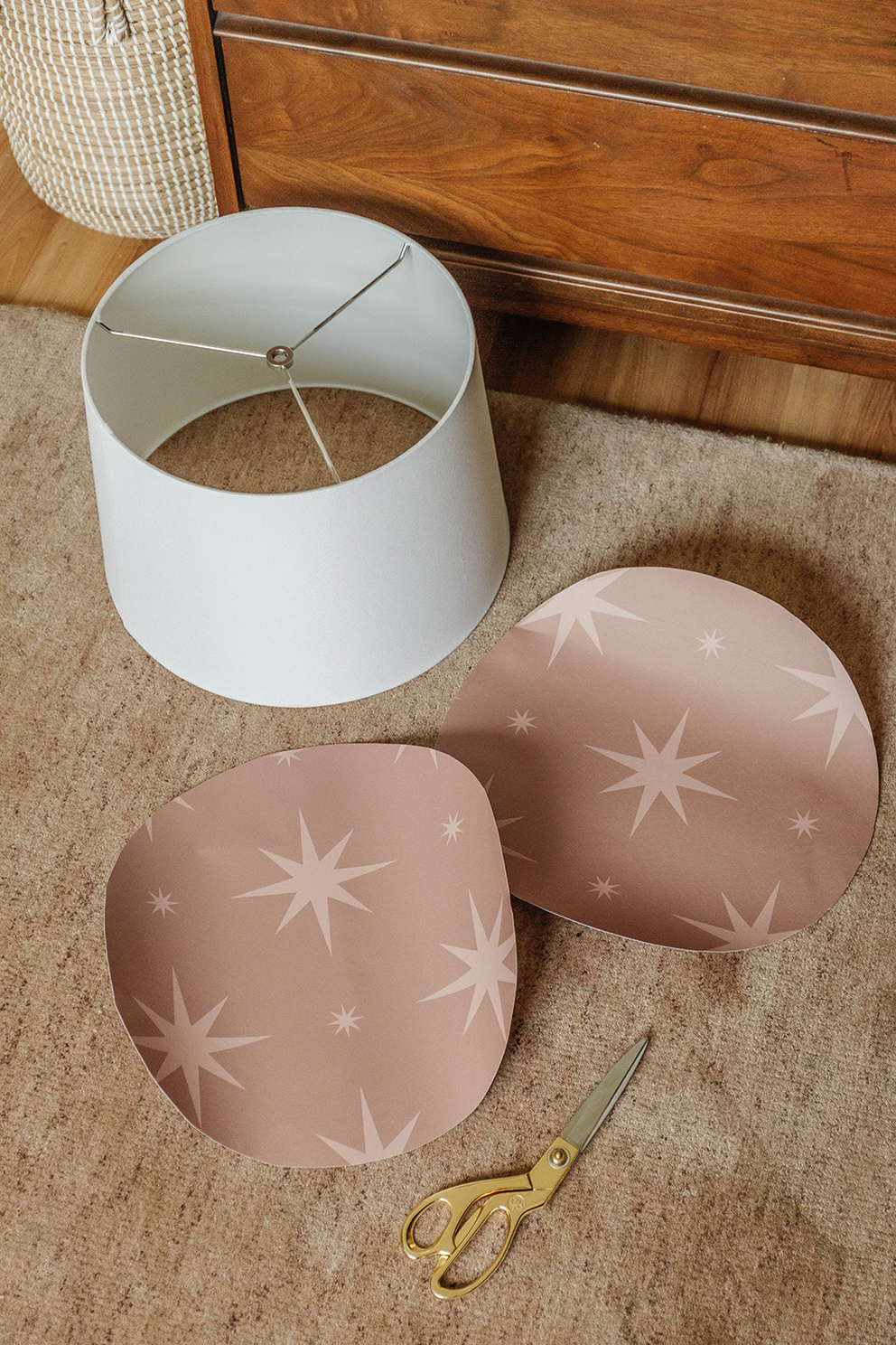 Make DIY Drawer Decals Using Wallpaper - Dream Green DIY